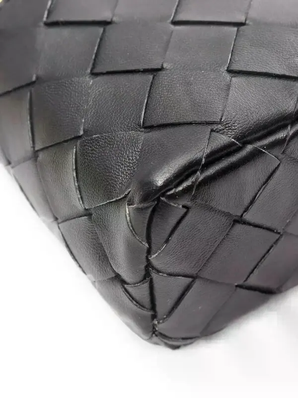 Bottega Veneta 2010s Bang Bang Intrecciato Leather Vanity Bag