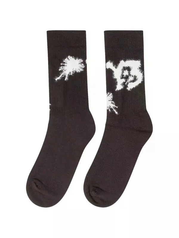 Y3 Logo-detail Socks
