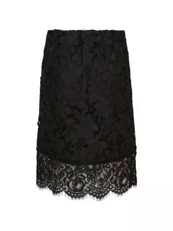 N°21 Floral Lace Pencil Skirt
