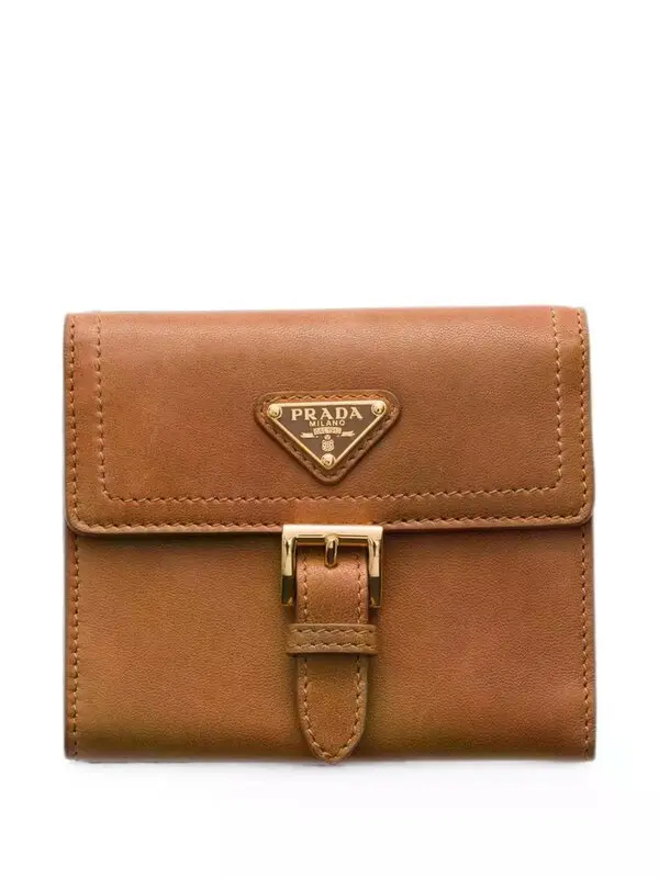 Prada Small Nappa Leather Wallet - Brown