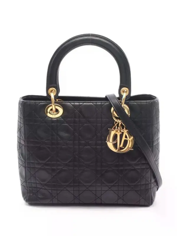 Dior 2000s Lady Tote Bag - Black