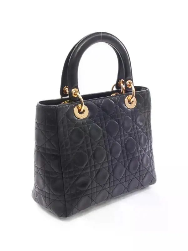 Dior Lady Tote Bag - Black
