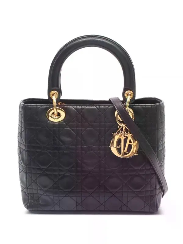 Dior Lady Tote Bag - Black