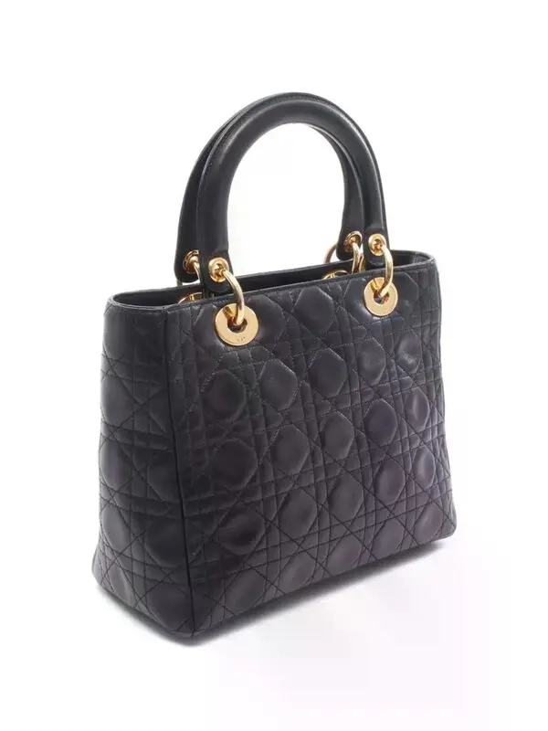 Dior Lady Tote Bag - Black
