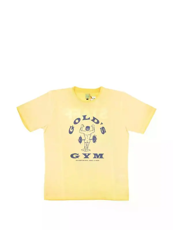 MR. HOT DOG Graphic-print Crew-neck T-shirt - Yellow