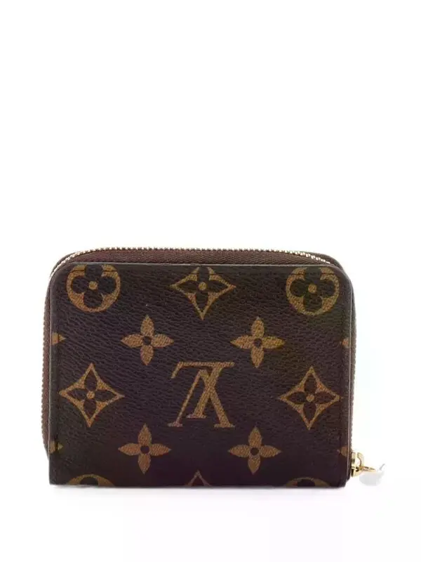 LOUIS VUITTON Zippy Coin Purse Monogram Canvas Pouch - Brown