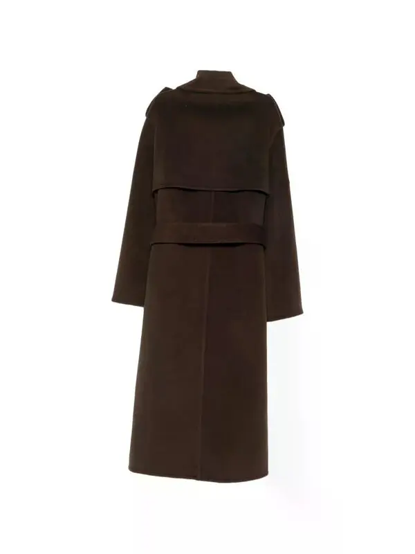 Alberta Ferretti Double-breasted Belted Coat - Brown