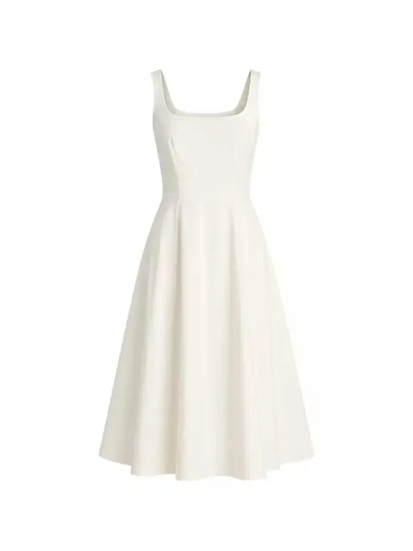 Vince Scoop-back Midi Dress