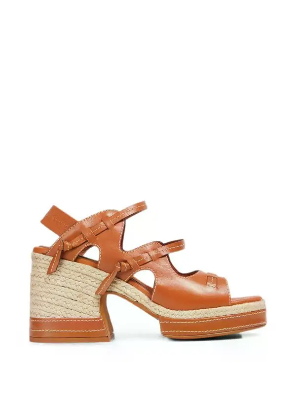 Zimmermann Topstitched Espadrille Sandals