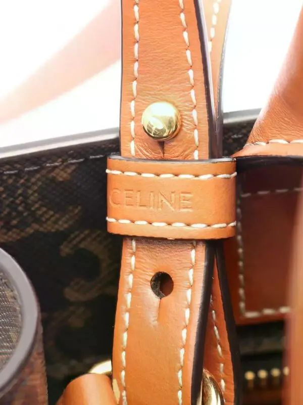 Celine Triomphe Vertical Tote Bag - Brown