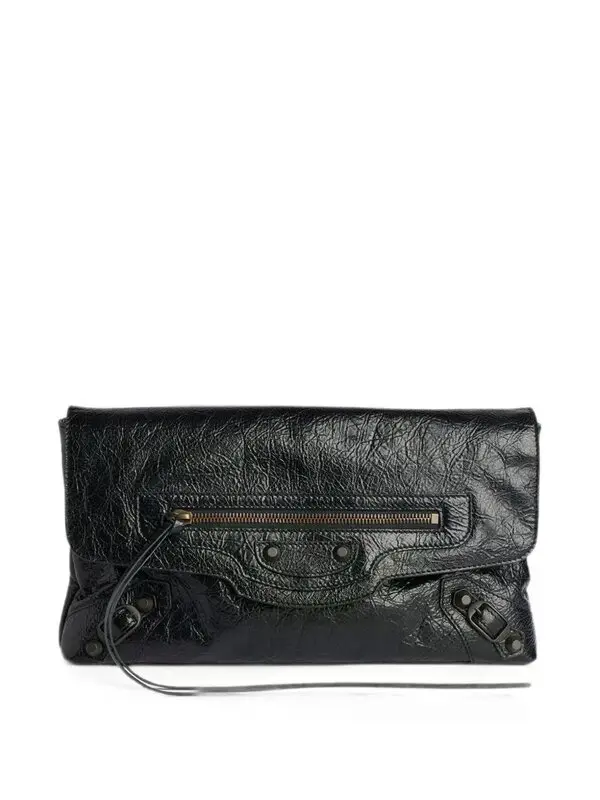 Balenciaga Le City Clutch Bag - Black