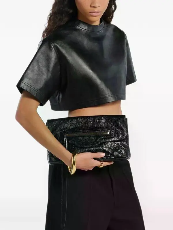 Balenciaga Le City Clutch Bag - Black