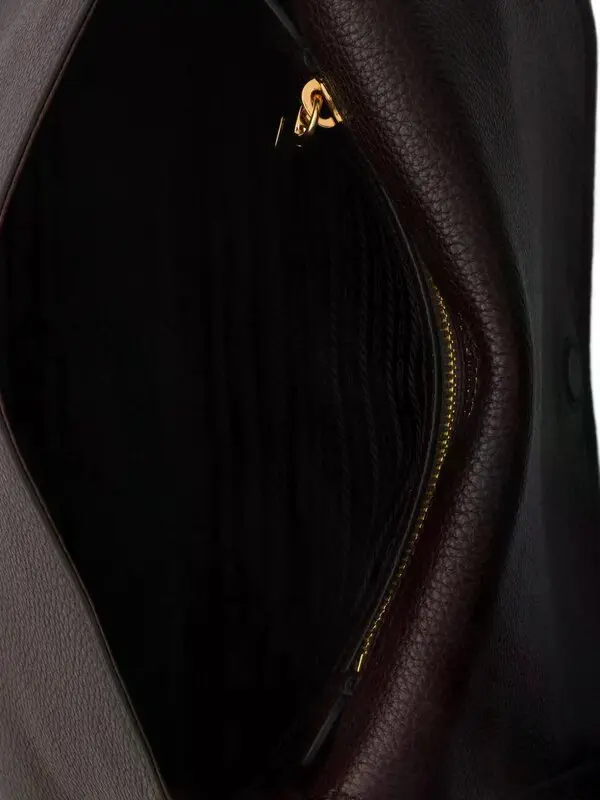 Prada Leather Shoulder Bag - Brown