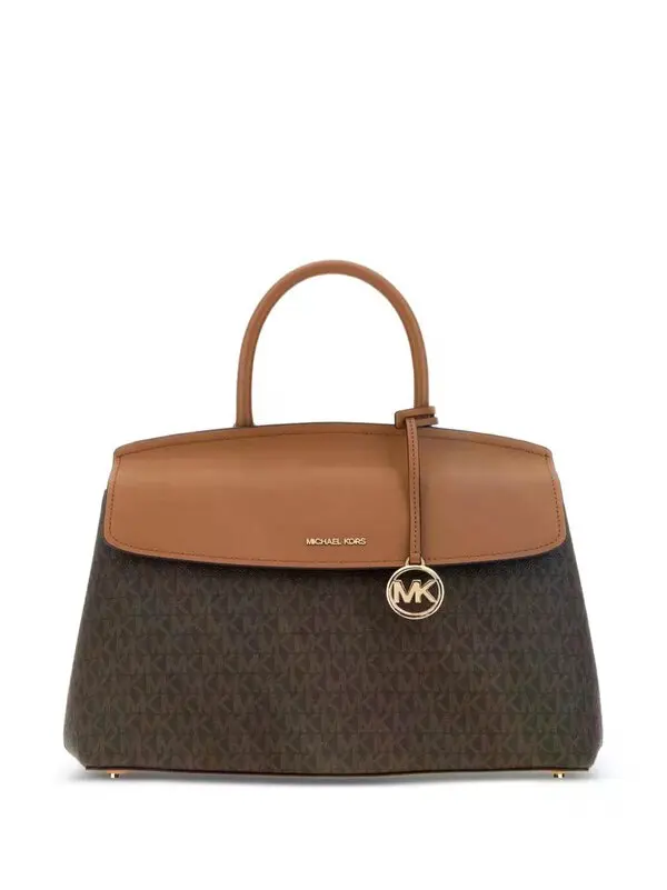 Michael Kors Hamilton Logo-print Monogram Tote Bag - Brown
