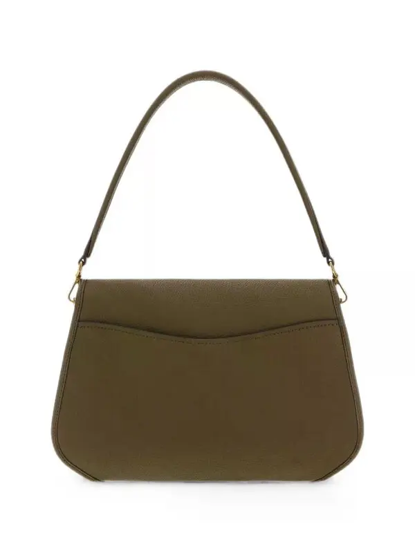 Michael Kors Grained-leather Foldover Shoulder Bag