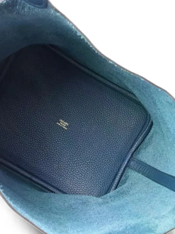 Hermès 2010s Mm Picotin Lock Tote Bag - Blue