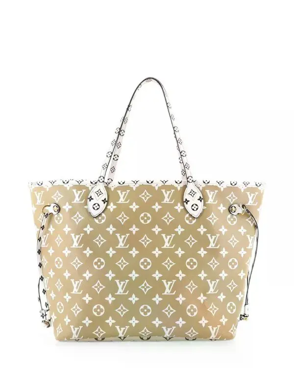 LOUIS VUITTON Neverfull Nm Limited Edition Colored Monogram Giant Mm Tote Bag - Green