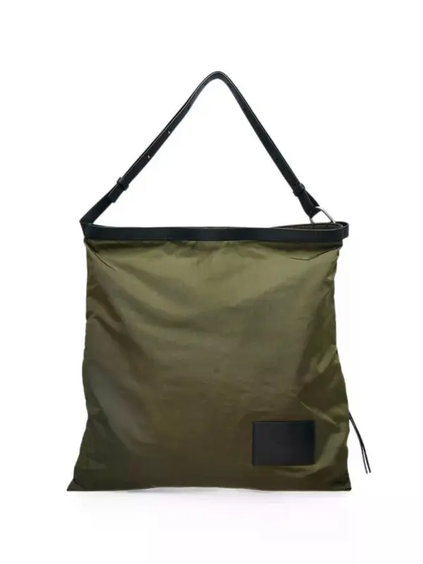 JIL SANDER Medium Soft Rolled Tote Bag - Green