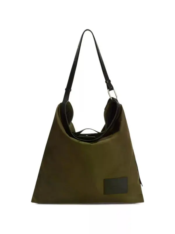 JIL SANDER Medium Soft Rolled Tote Bag - Green