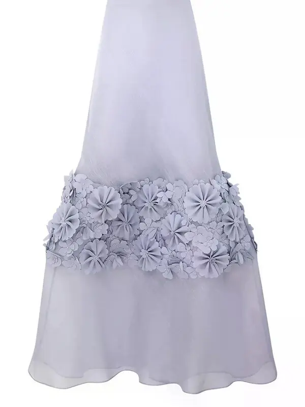 Zimmermann Floral Appliqué Maxi Skirt