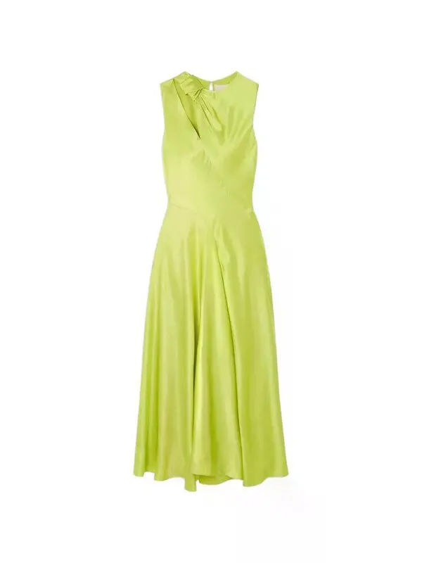ROKSANDA Alma Knotted Asymmetric Dress - Yellow
