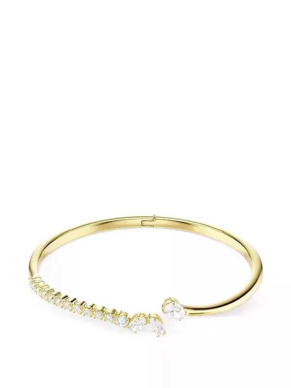 SWAROVSKI Mesmera Crystal-embellished Open-cuff Bracelet - Gold