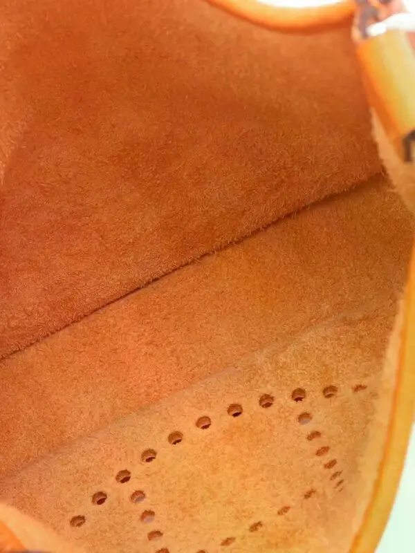 Hermès Tpm Evelyn Clemence Leather Cross Body Bag - Orange