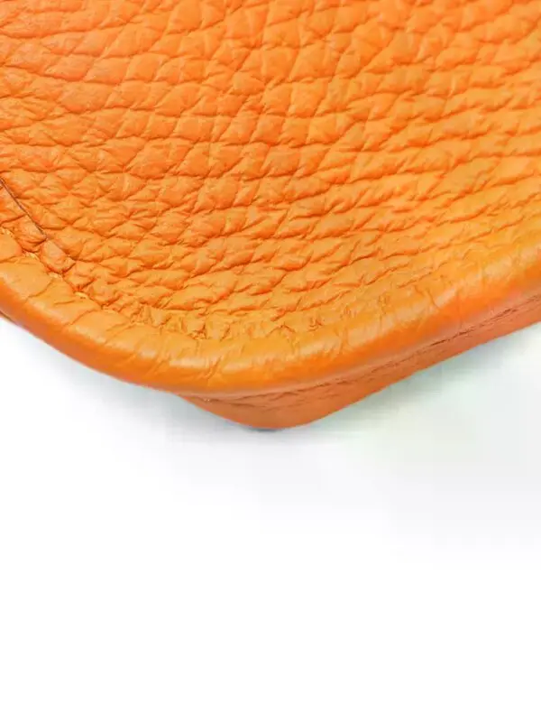 Hermès Tpm Evelyn Clemence Leather Cross Body Bag - Orange