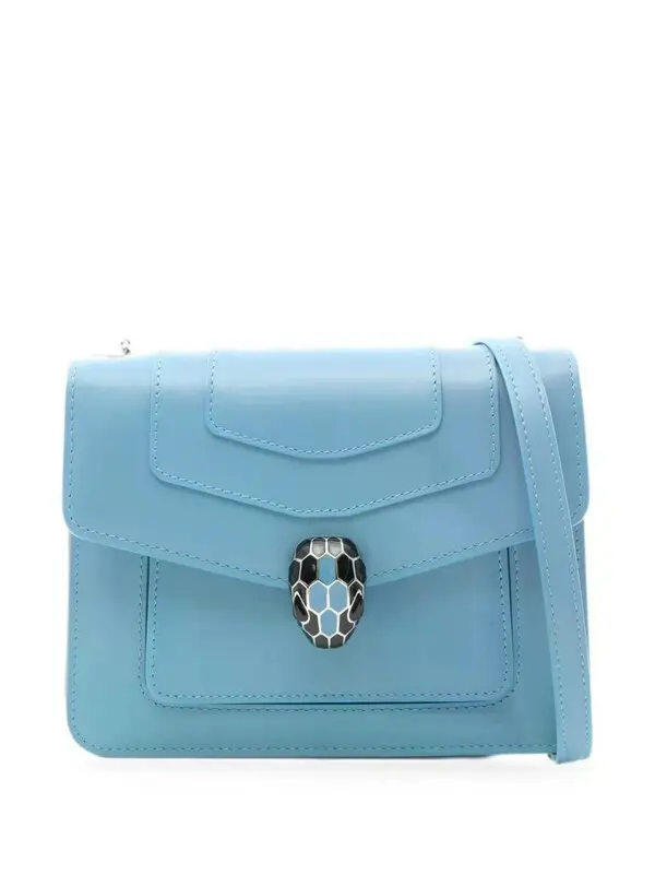 BVLGARI 2010s Serpenti Forever Shoulder Bag - Blue