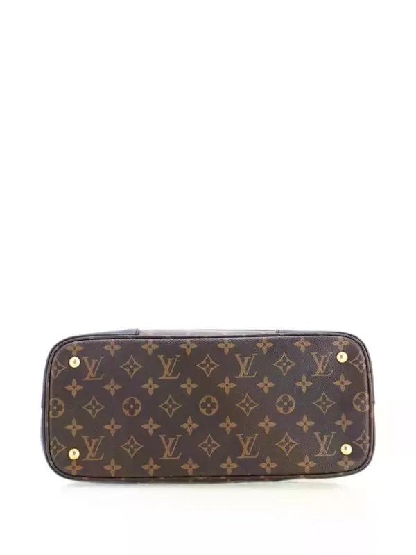 LOUIS VUITTON Flandrin Monogram Canvas And Leather Tote Bag - Black