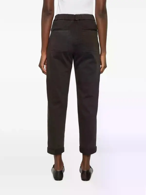Peserico Pleated Detail Turn-up Trousers