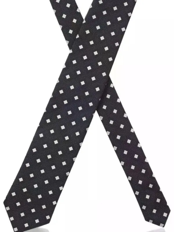 BOSS Geometric-pattern Tie