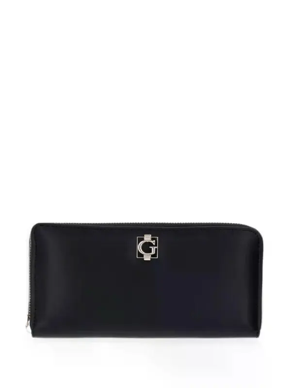 Guess Audrey Logo-detail Wallet - Black