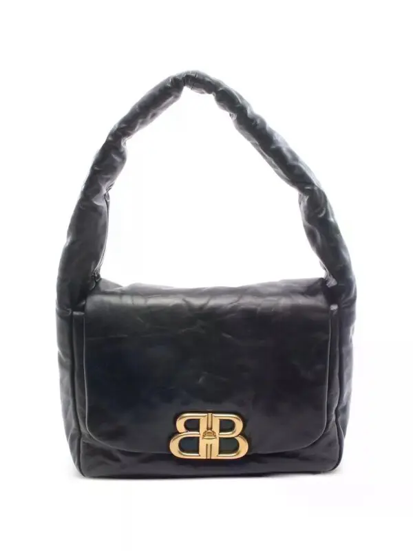 Balenciaga Monaco Shoulder Bag - Black