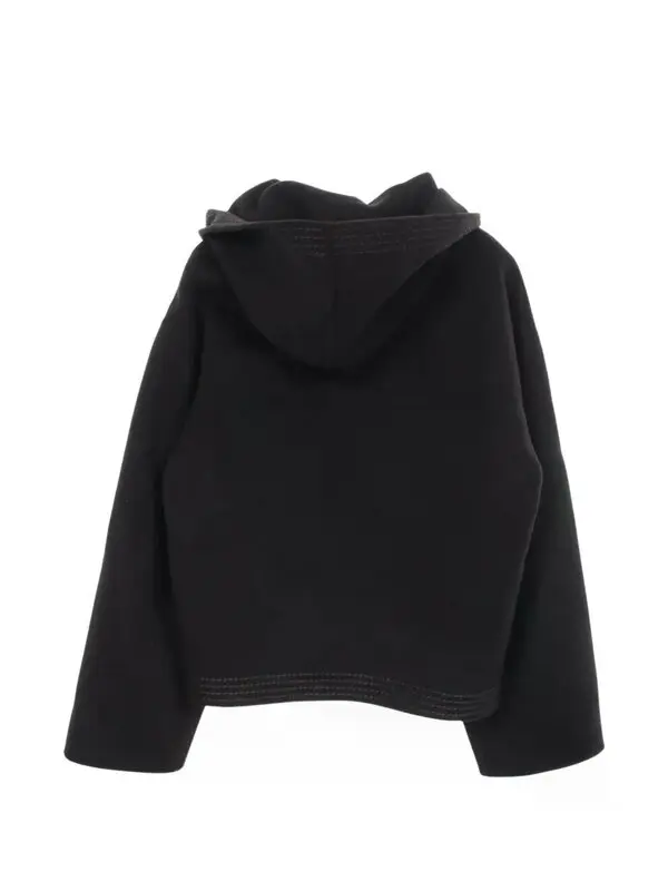Hermès Cashmere Cardigan With Hood And Buckle Closure