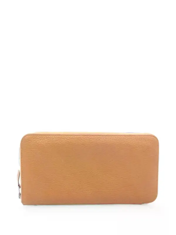 Hermès 2000s Azap Long Togo Wallet - Brown