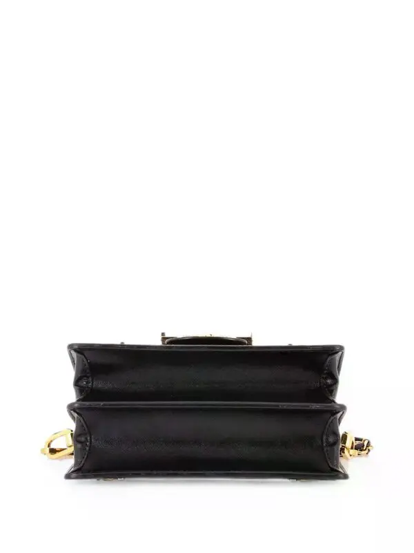LOUIS VUITTON Dauphine Studded Leather Mini Shoulder Bag