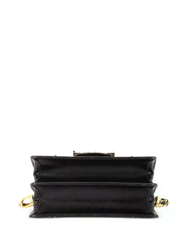 LOUIS VUITTON Dauphine Studded Leather Mini Shoulder Bag