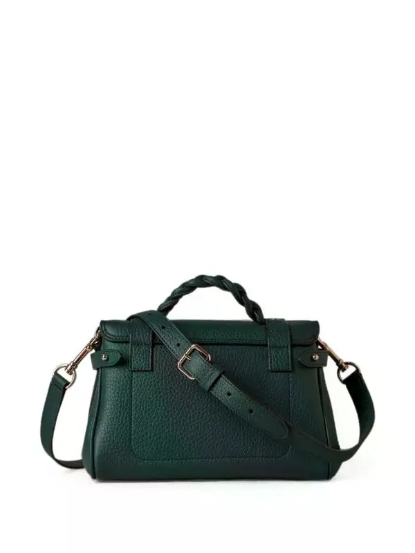 Mulberry Mini Alexa Braided-handle Shoulder Bag - Green