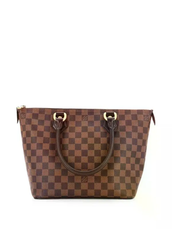 LOUIS VUITTON Saleya Damier Pm Tote Bag - Brown