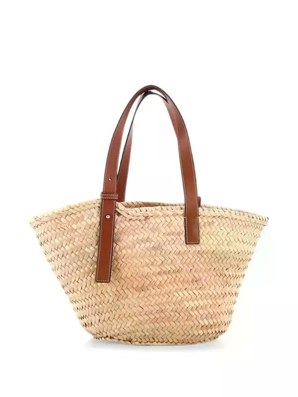 Loewe Basket Raffia Medium Tote Bag