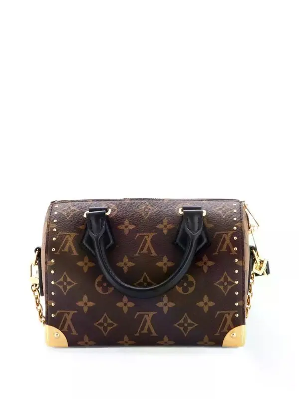 LOUIS VUITTON Speedy Trunk Bag Reverse Monogram Canvas 20 Satchel