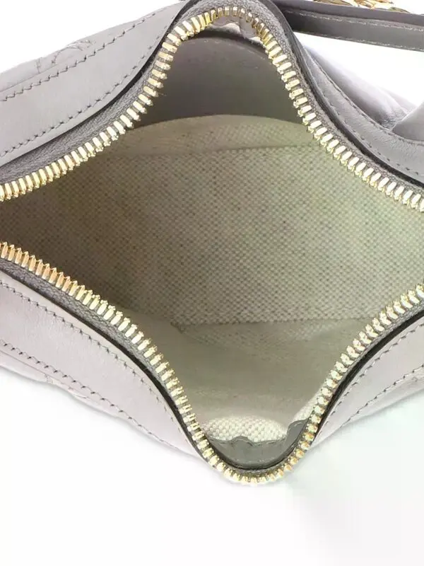 Gucci Matelasse Leather Mini Shoulder Bag - Grey