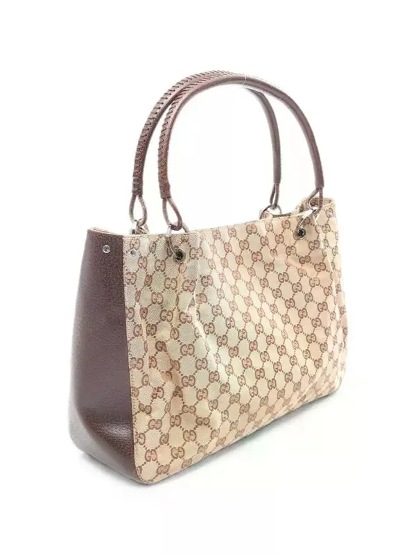 Gucci 2000s Gg Canvas Tote Bag