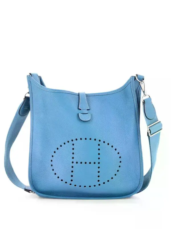 Hermès Evelyne Bag Gen Iii Clemence Pm Crossbody Bag - Blue