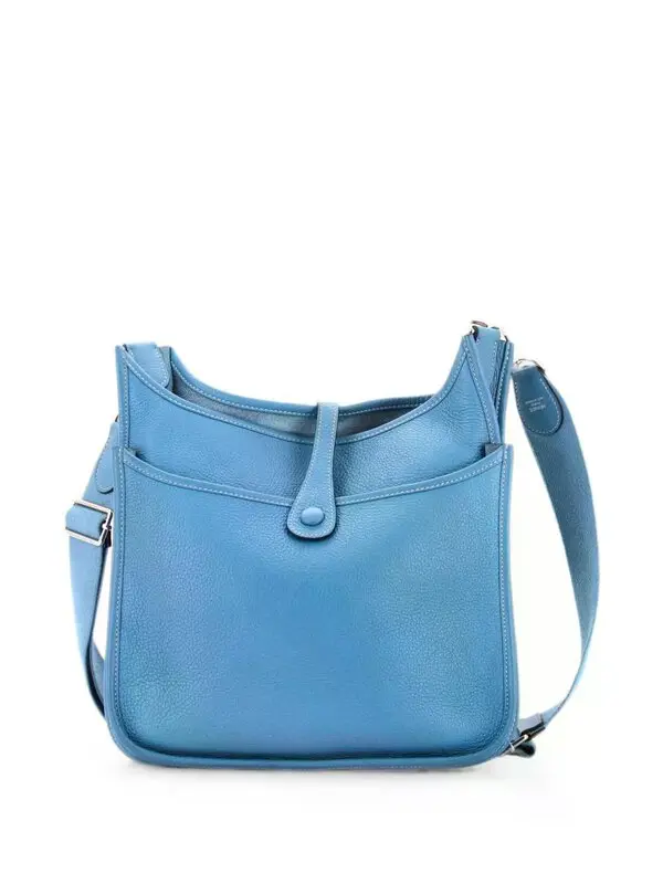 Hermès Evelyne Bag Gen Iii Clemence Pm Crossbody Bag - Blue