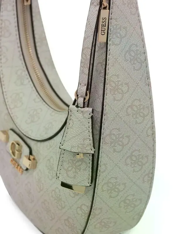 Guess Lindsey Monogram Curved Shoulder Bag