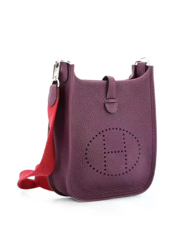 Hermès Evelyn Bag Gen Iii Clemence Tpm Crossbody Bag - Purple