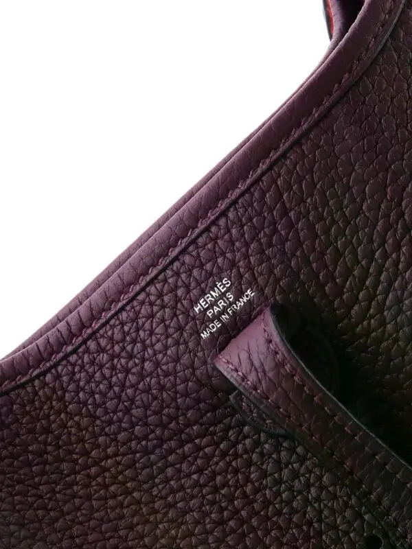 Hermès Evelyn Bag Gen Iii Clemence Tpm Crossbody Bag - Purple