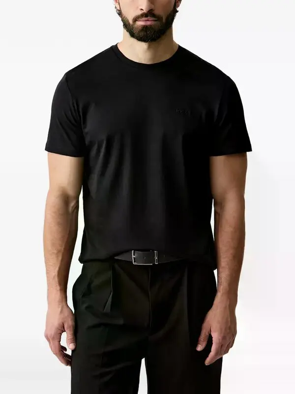 JOOP! Cosmo Logo-embroidered T-shirt - Black